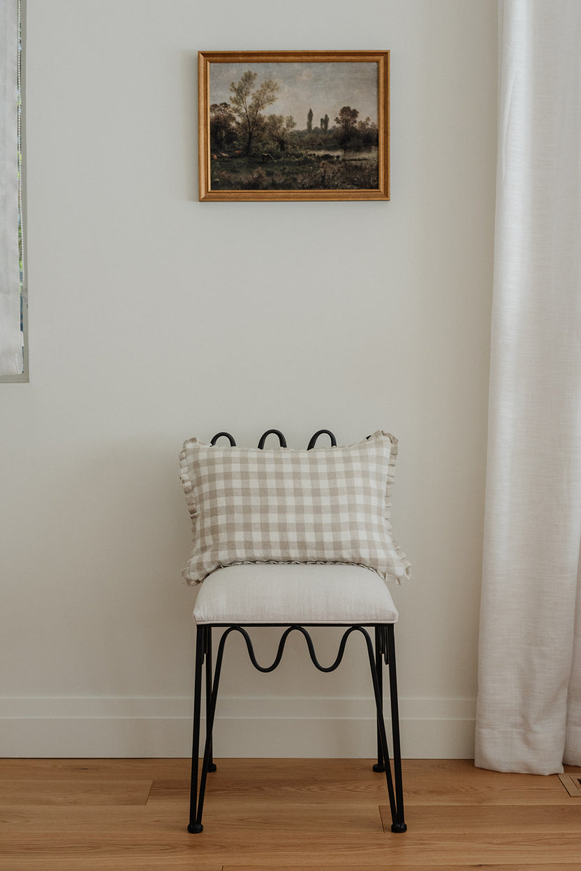 Florence Gingham Ruffle Pillow Cover – Danielle Oakey Shop