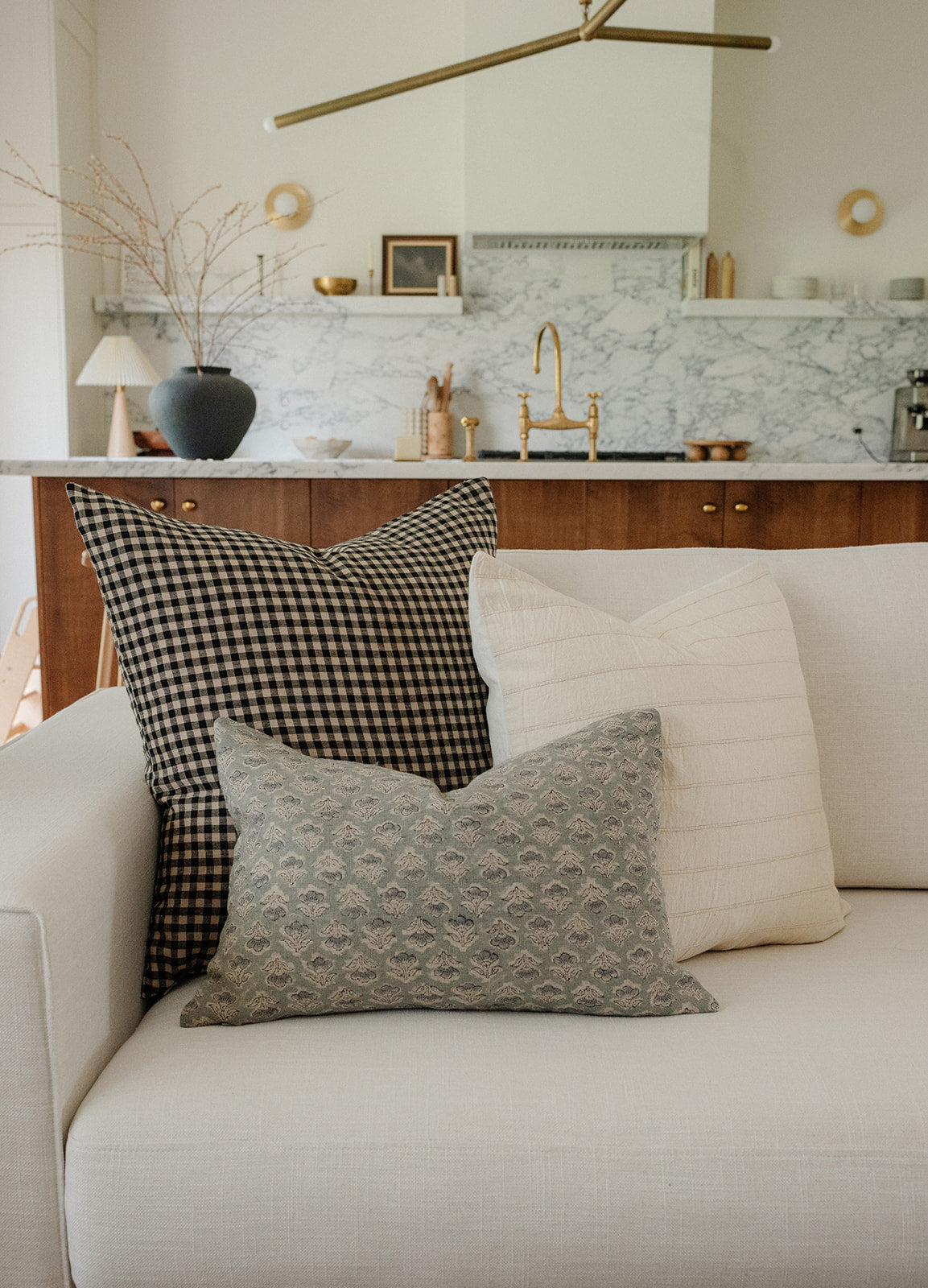 Jett Gingham Pillow Cover – Danielle Oakey Shop