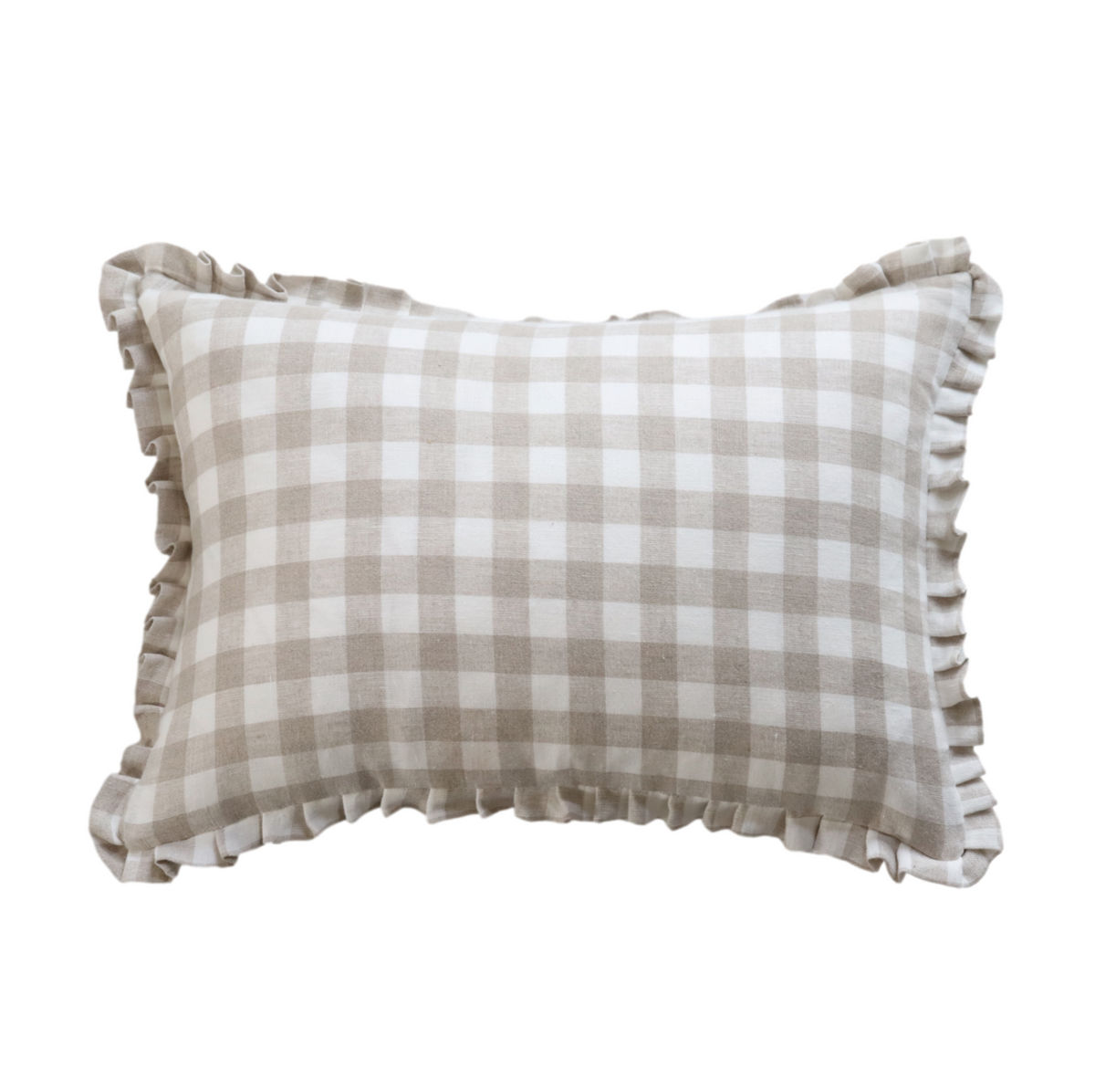 Florence Gingham Ruffle Pillow Cover – Danielle Oakey Shop